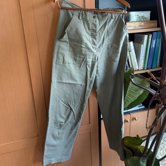 Loup | Pants & Jumpsuits | Loup James Straightleg Work Pant Sage | Poshmark